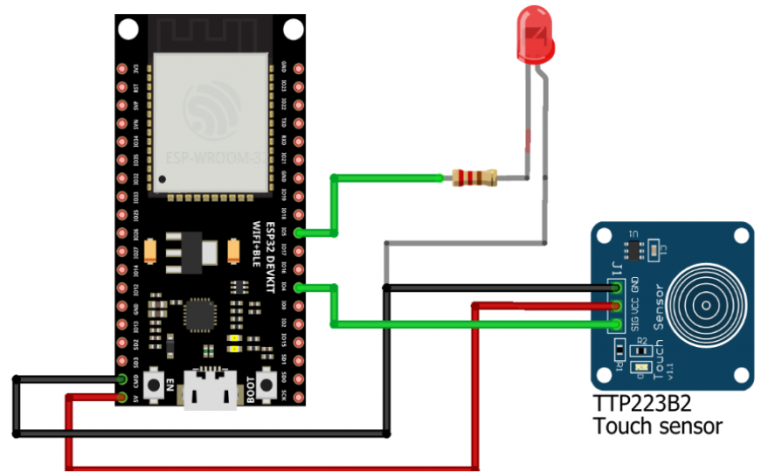 EzloPi Touch Switch with LED Tutorial