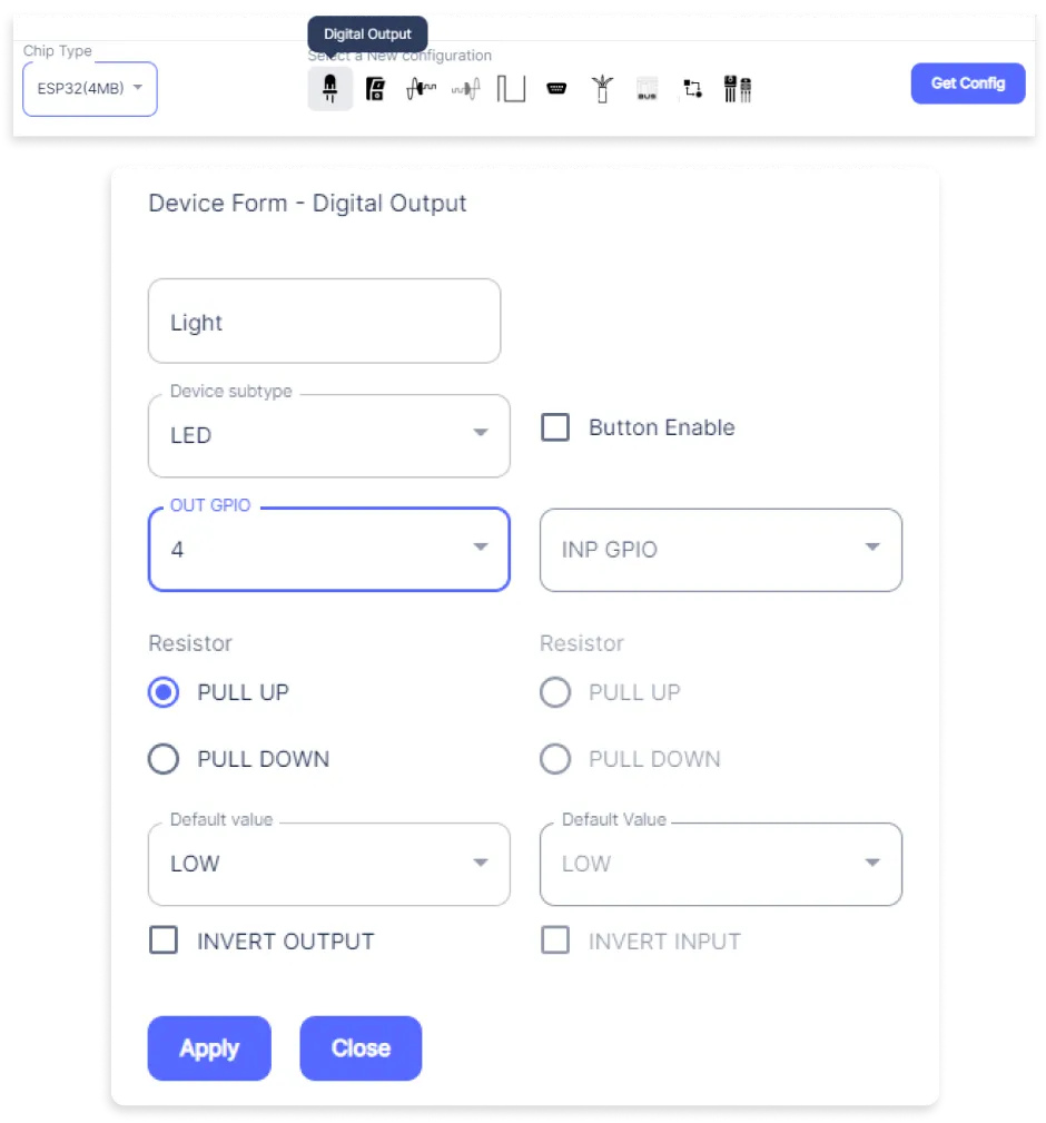 Create staircase lighting solution using LED and two buttons - EzloPi