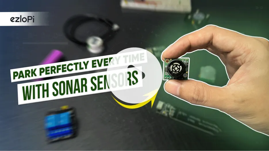 Distance measurement using Sonar sensor - EzloPi