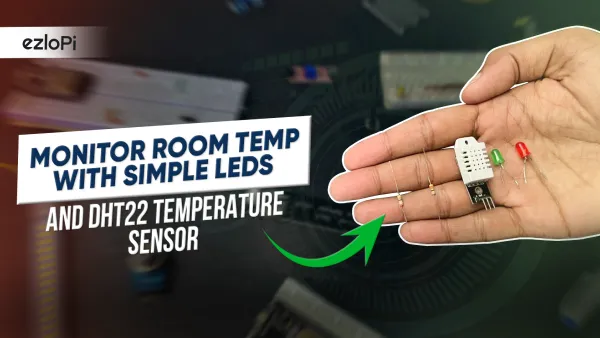 Temperature monitoring with DHT22 and LEDs - EzloPi