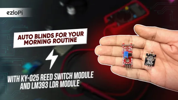 Automated window blind system - EzloPi